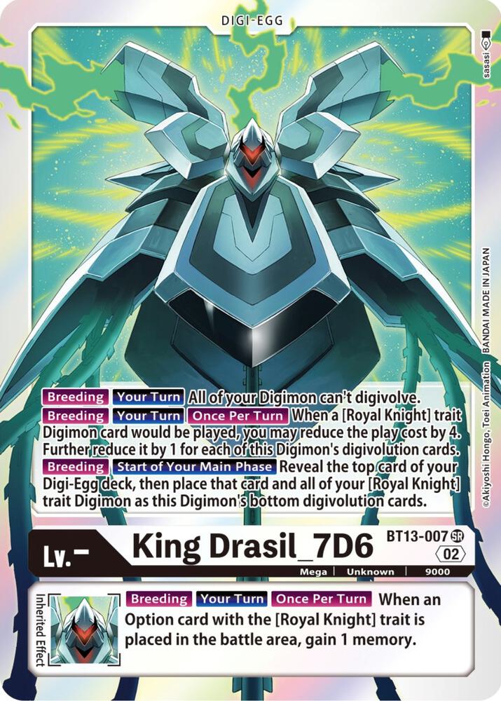 King Drasil_7D6 - Versus Royal Knights - Digimon Card Game - TCGplayer.com