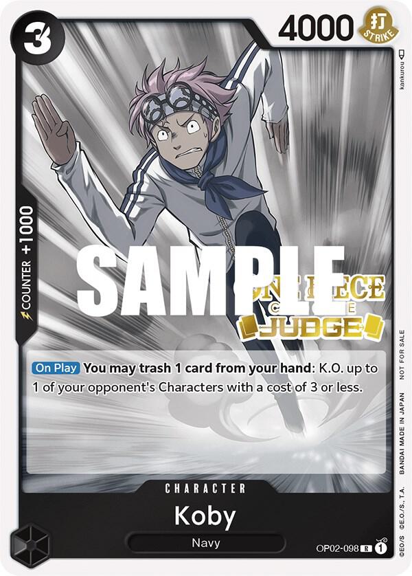 Koby (Judge) - One Piece Promotion Cards - One Piece Card Game ...