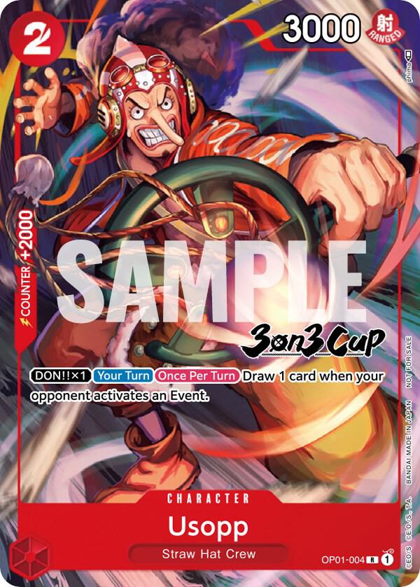Usopp (3-on-3 Cup) [Participant] - One Piece Promotion Cards - One ...