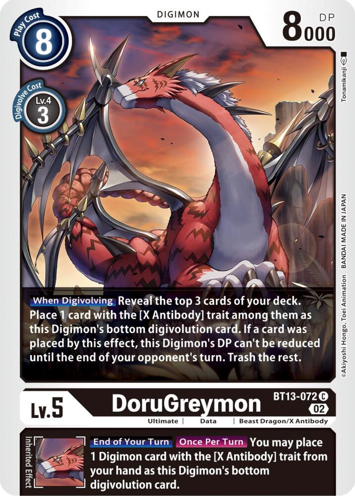 Dorugamon - Versus Royal Knights - Digimon Card Game