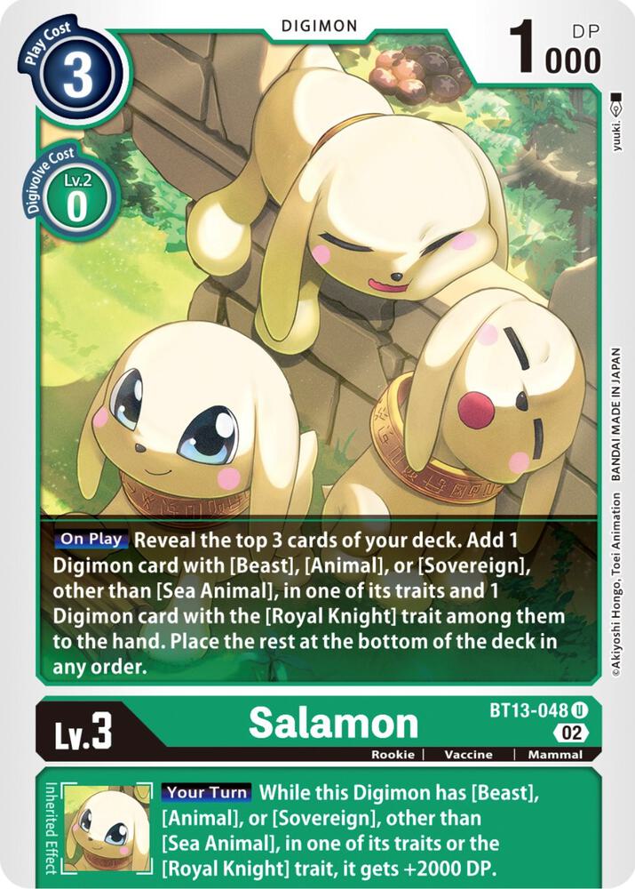 Salamon - Versus Royal Knights - Digimon Card Game - TCGplayer.com