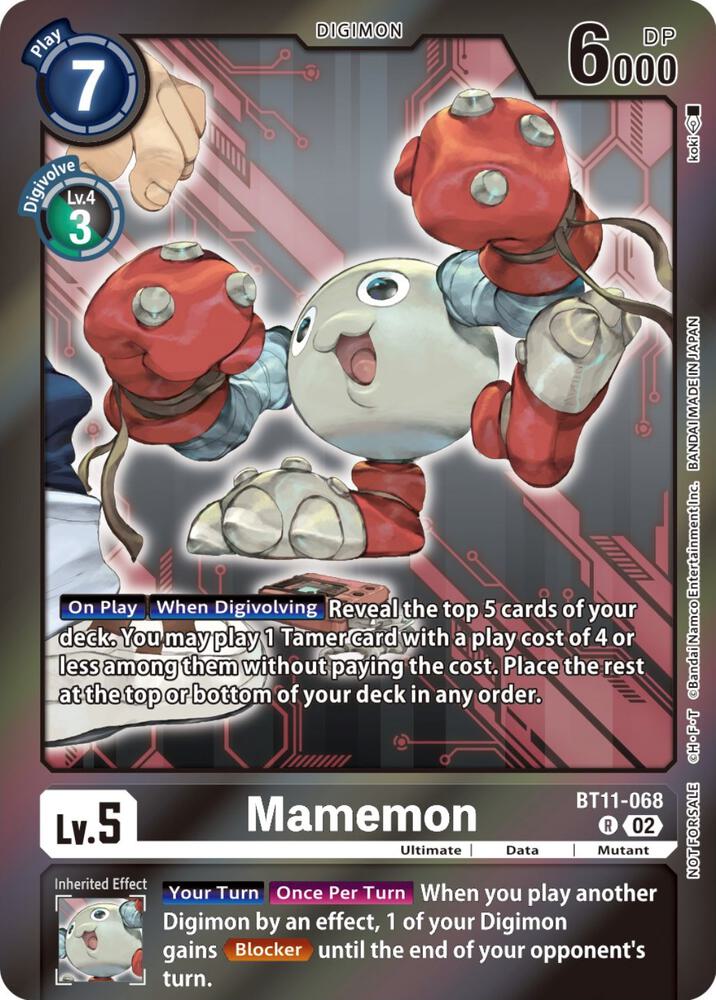 Mamemon (Event Pack 5) - Dimensional Phase - Digimon Card Game ...