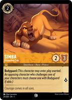 Simba - Protective Cub - The First Chapter - Disney Lorcana - TCGplayer.com