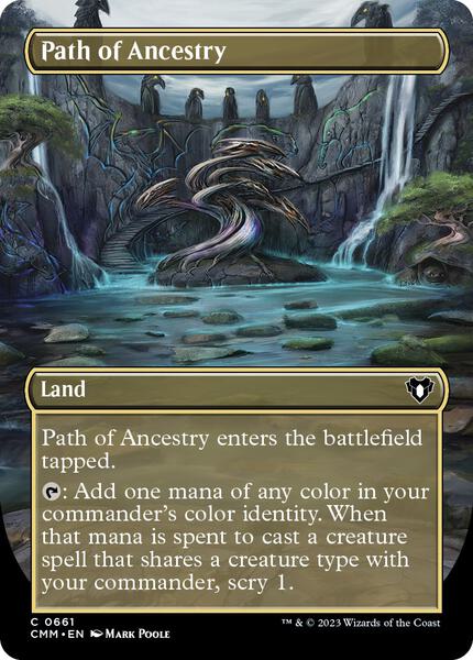 Path of Ancestry (Borderless) - Commander Masters - Magic: The ...