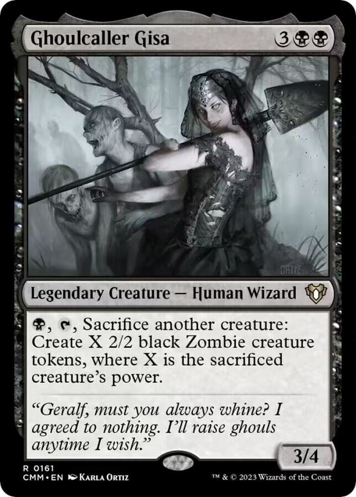 Ghoulcaller Gisa - Commander Masters - Magic: The Gathering - TCGplayer.com