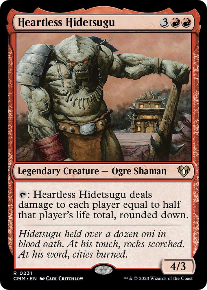 Heartless Hidetsugu - Commander Masters - Magic: The Gathering ...