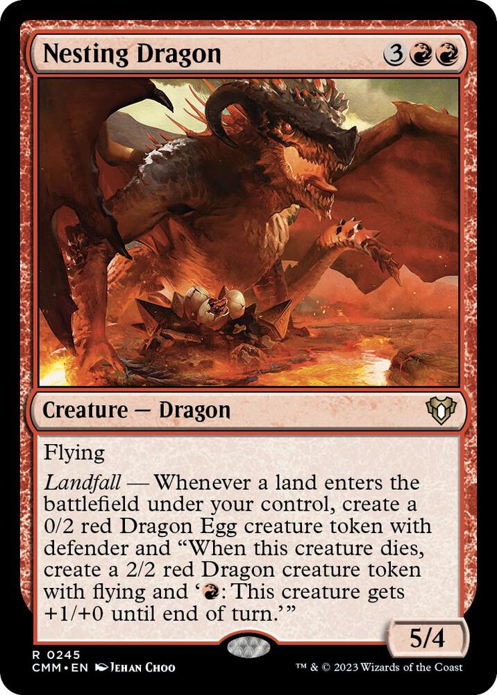 Nesting Dragon - Commander Masters - Magic: The Gathering - TCGplayer.com