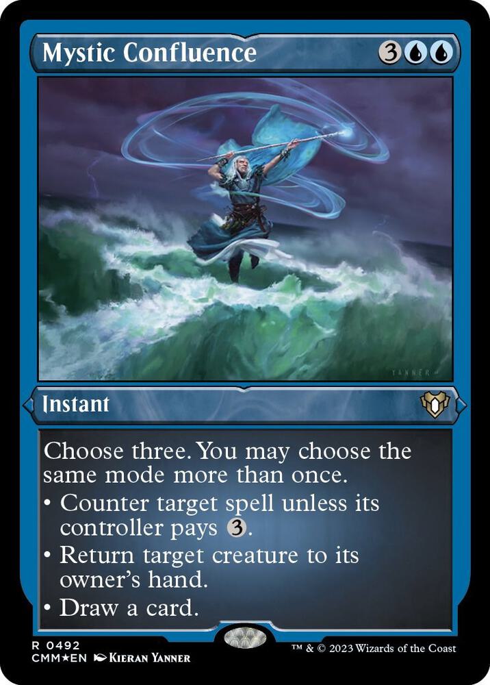 Mystic Confluence (Foil Etched) - Commander Masters - Magic: The ...