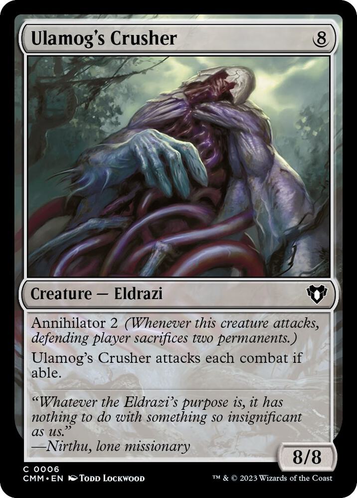 Ulamog's Crusher - Commander Masters - Magic: The Gathering - TCGplayer.com