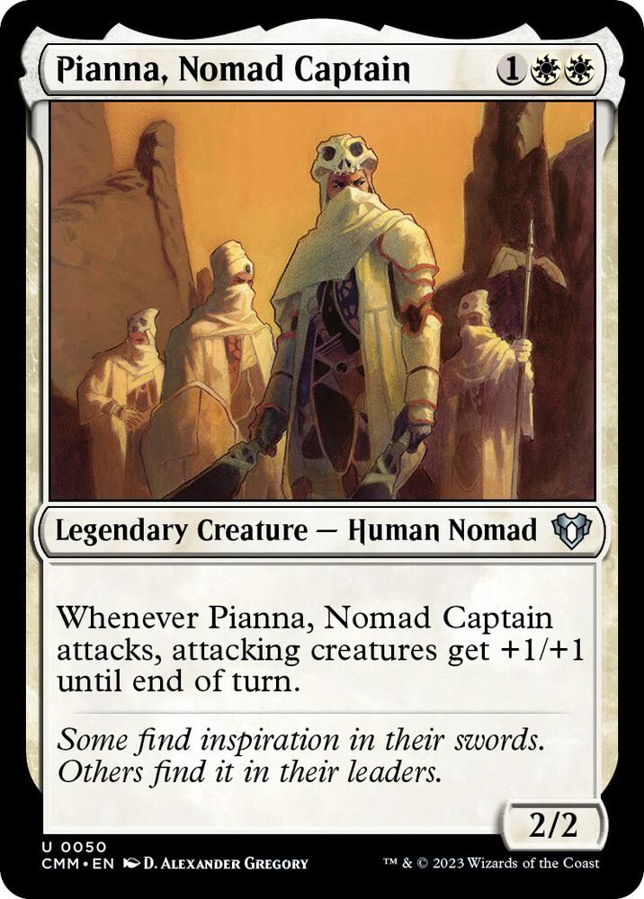 Pianna, Nomad Captain - Commander Masters - Magic: The Gathering ...