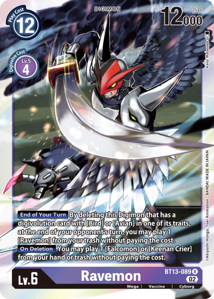 Ravemon - Versus Royal Knights - Digimon Card Game - TCGplayer.com
