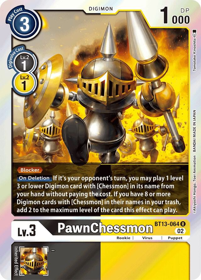 PawnChessmon - BT13-064 - Versus Royal Knights - Digimon Card Game ...