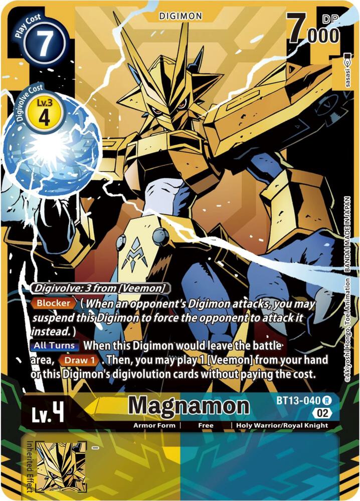Magnamon (Alternate Art) - Versus Royal Knights - Digimon Card Game ...