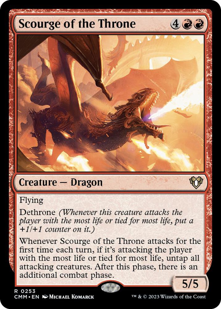 Scourge of the Throne - Commander Masters - Magic: The Gathering ...