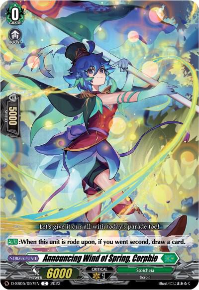 Announcing Wind of Spring, Corphie - D-SS05: Festival Booster 2023 ...