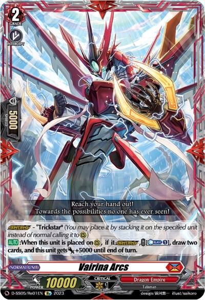 Vairina Arcs - D-SS05: Festival Booster 2023 - Cardfight Vanguard - TCGplayer.com