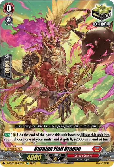 Burning Flail Dragon - D-SS05: Festival Booster 2023 - Cardfight Vanguard - TCGplayer.com