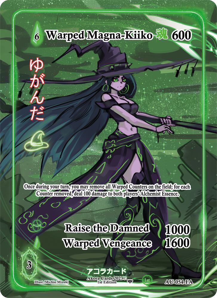 Warped Magna-Kiiko (Full Art) - Afelium Unleashed [1st Edition] - Akora ...
