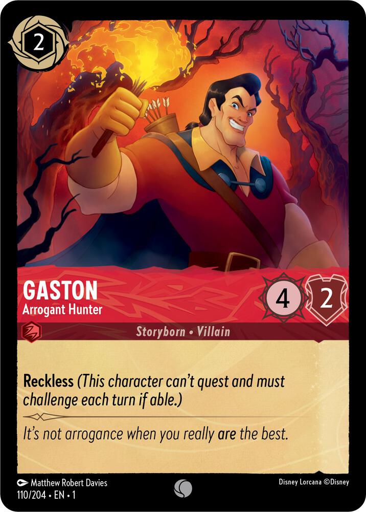 Gaston - Arrogant Hunter - The First Chapter - Disney Lorcana ...