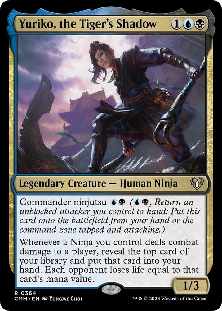 Yuriko, the Tiger's Shadow - Commander Masters - Magic: The Gathering ...