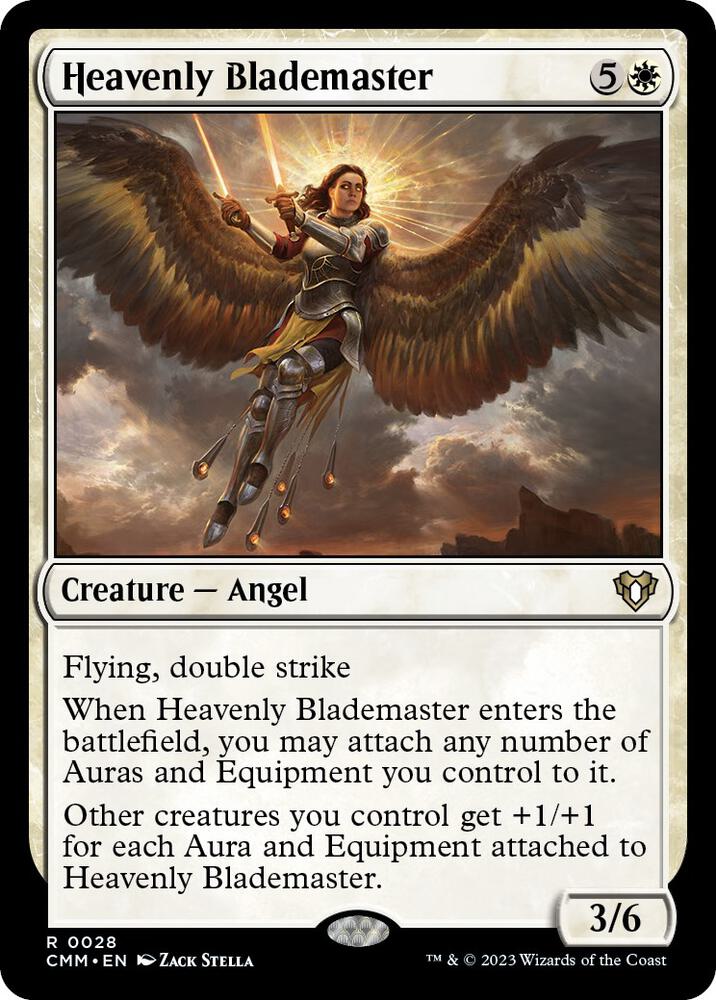 Heavenly Blademaster - Commander Masters - Magic: The Gathering ...