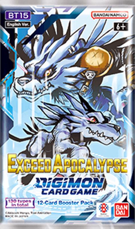 Exceed Apocalypse Booster Pack - Exceed Apocalypse - Digimon Card Game ...