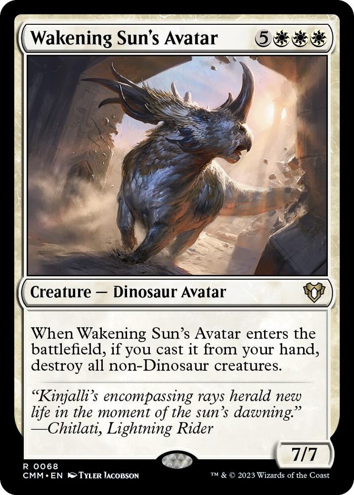 Wakening Sun's Avatar - Commander Masters - Magic: The Gathering ...