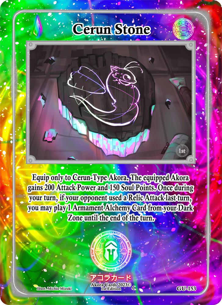 Cerun Stone - Grordhelm Uprising [1st Edition] - Akora TCG - TCGplayer.com