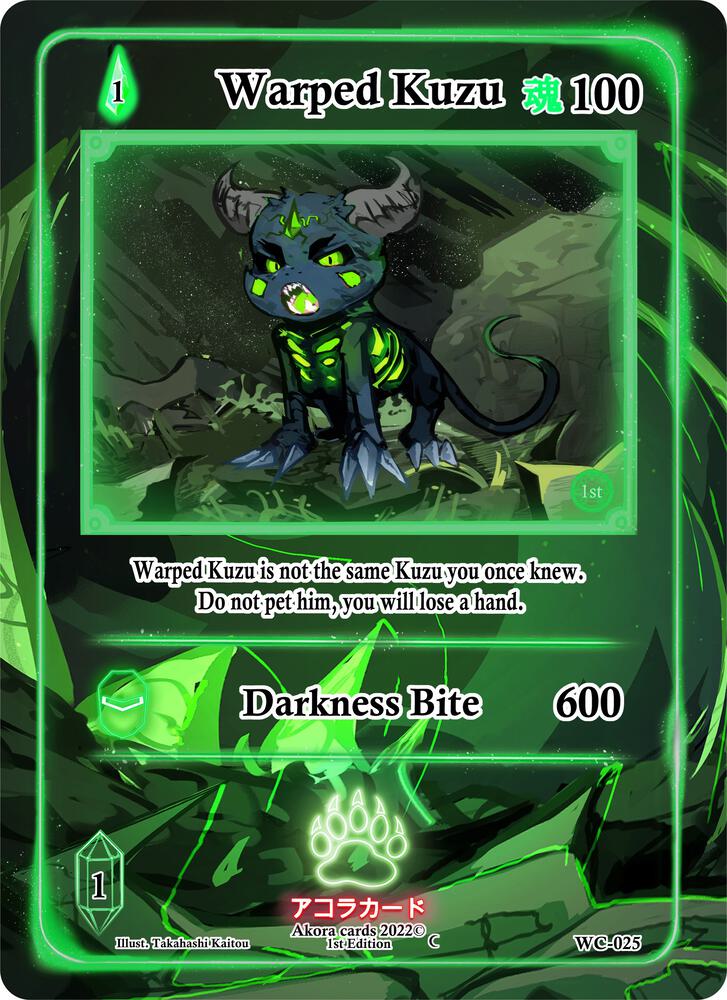 Warped Kuzu - Warped Crusaders [1st Edition] - Akora TCG