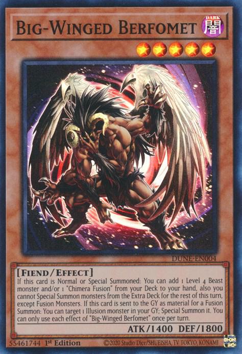 Big-Winged Berfomet - Duelist Nexus - YuGiOh - TCGplayer.com