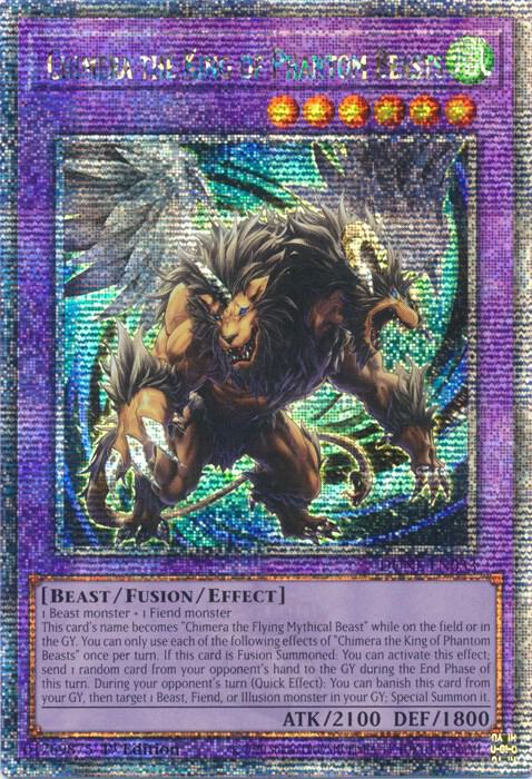 Chimera the King of Phantom Beasts (Quarter Century Secret Rare) - Duelist Nexus - YuGiOh ...
