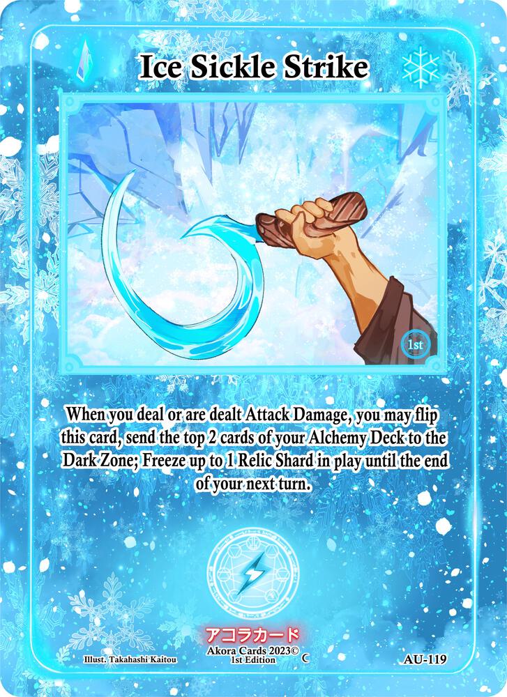 Ice Sickle Strike - Afelium Unleashed [1st Edition] - Akora TCG ...