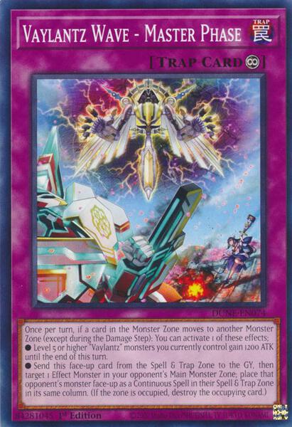 Vaylantz Wave - Master Phase - Duelist Nexus - YuGiOh - TCGplayer.com