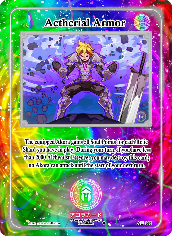 Aetherial Armor - Afelium Unleashed [1st Edition] - Akora TCG ...