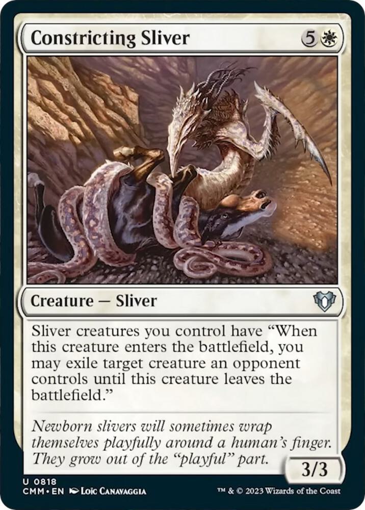Constricting Sliver - Commander Masters - Magic: The Gathering ...