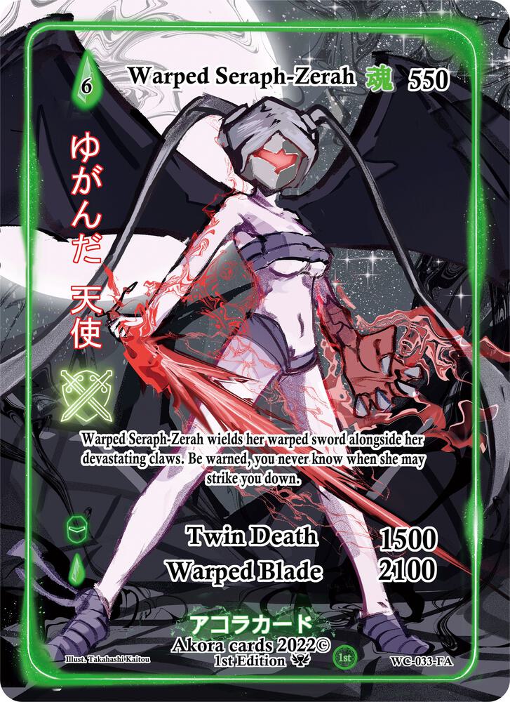 Warped Seraph-Zerah (Full Art) - Warped Crusaders [1st Edition] - Akora ...