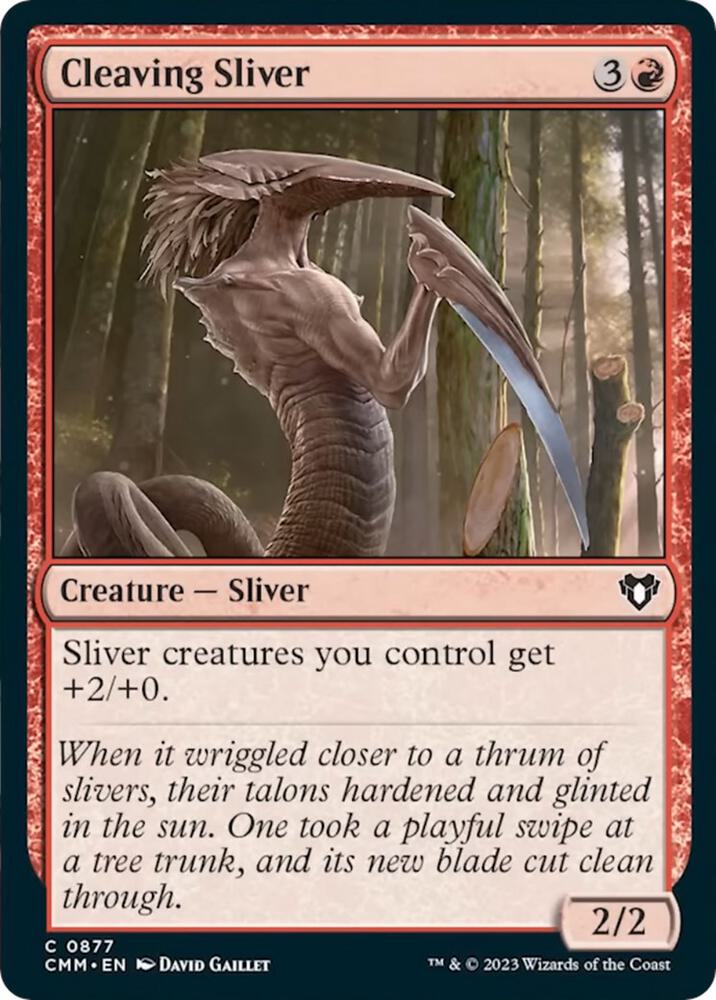 Cleaving Sliver - Commander Masters - Magic: The Gathering - TCGplayer.com