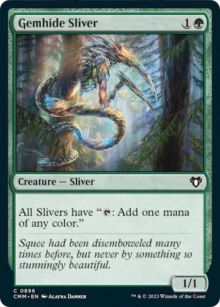 Gemhide Sliver - Commander Masters - Magic: The Gathering - TCGplayer.com