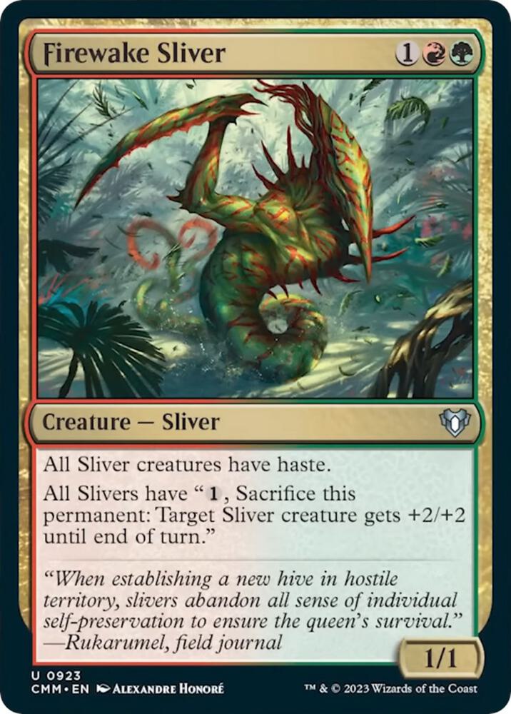 Firewake Sliver - Commander Masters - Magic: The Gathering - TCGplayer.com