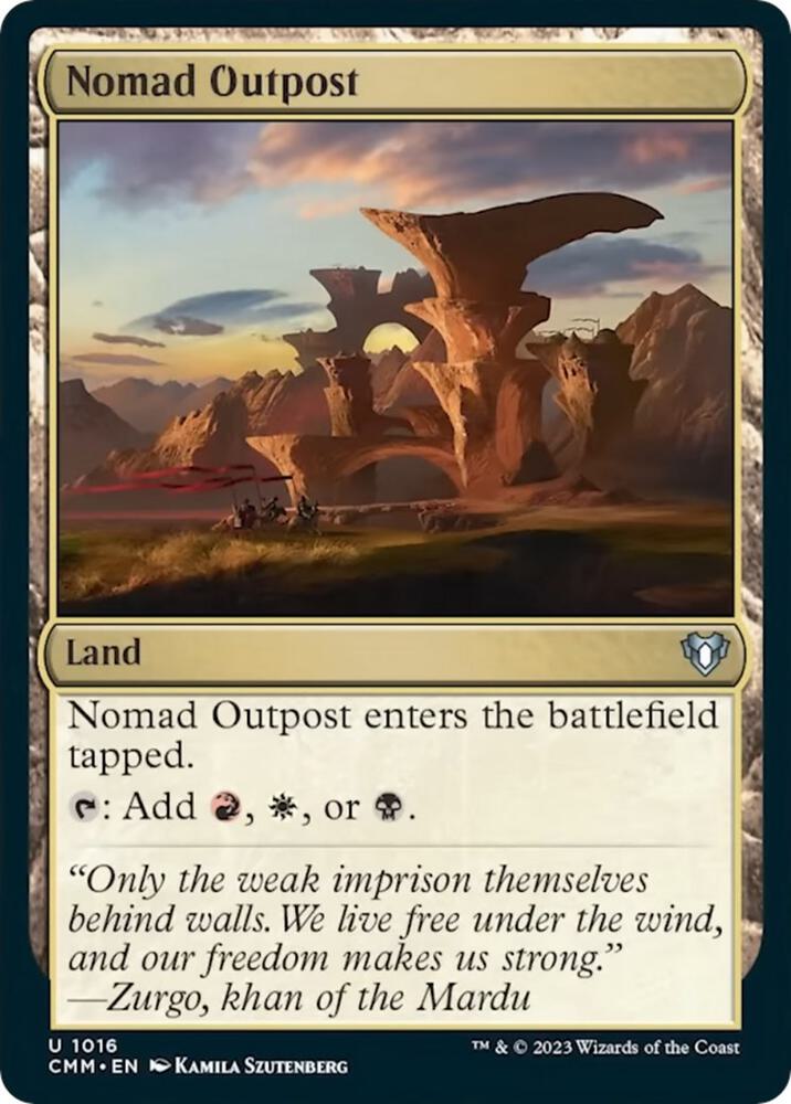 Nomad Outpost - Commander Masters - Magic: The Gathering - TCGplayer.com
