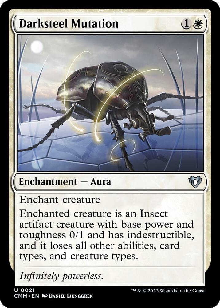 Darksteel Mutation - Commander Masters - Magic: The Gathering ...