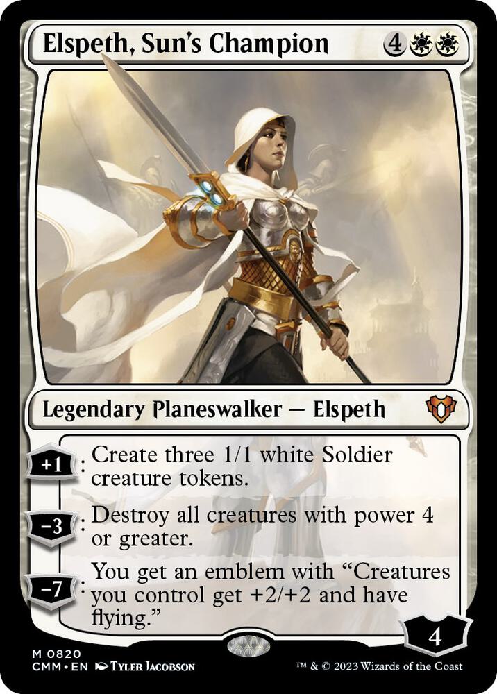 Elspeth, Sun's Champion - Commander Masters - Magic: The Gathering ...