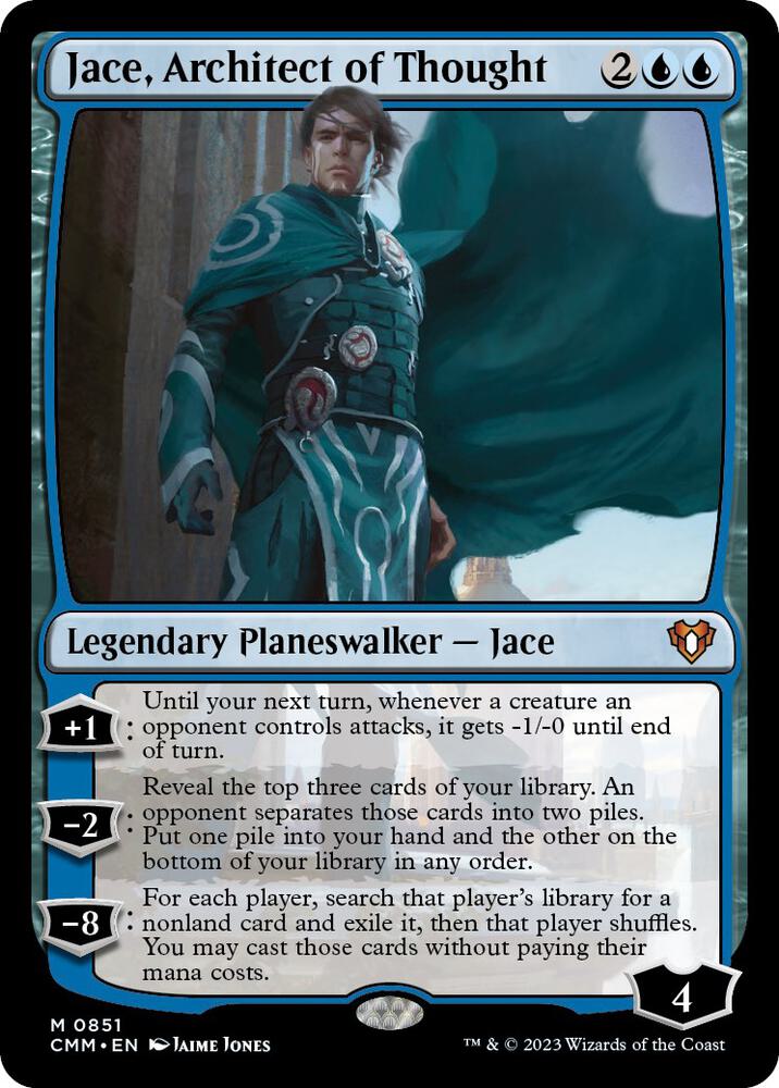 Jace, Architect of Thought - Commander Masters - Magic: The Gathering ...