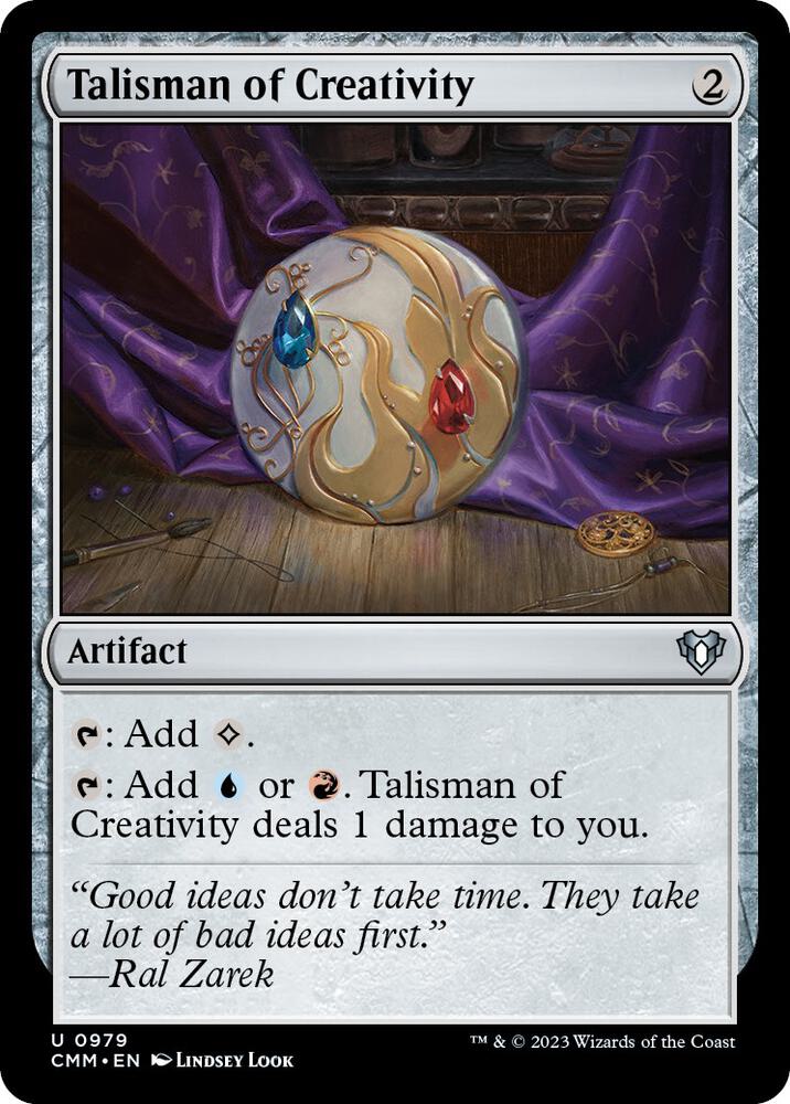 Talisman of Creativity - Commander Masters - Magic: The Gathering ...