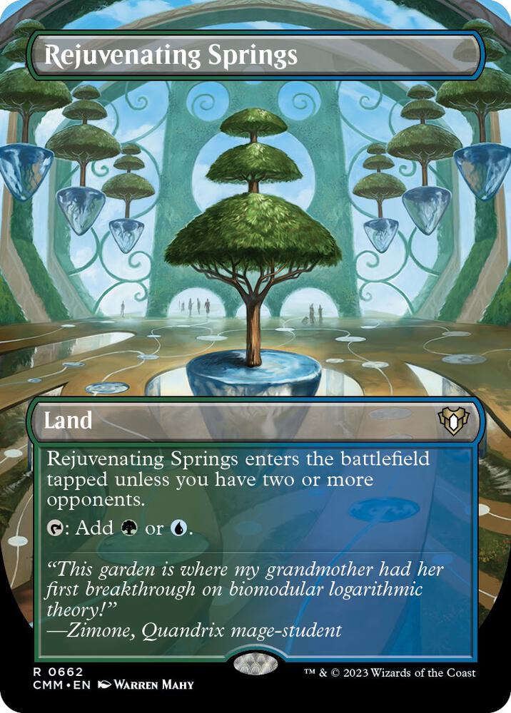 Rejuvenating Springs (Borderless) - Commander Masters - Magic: The ...