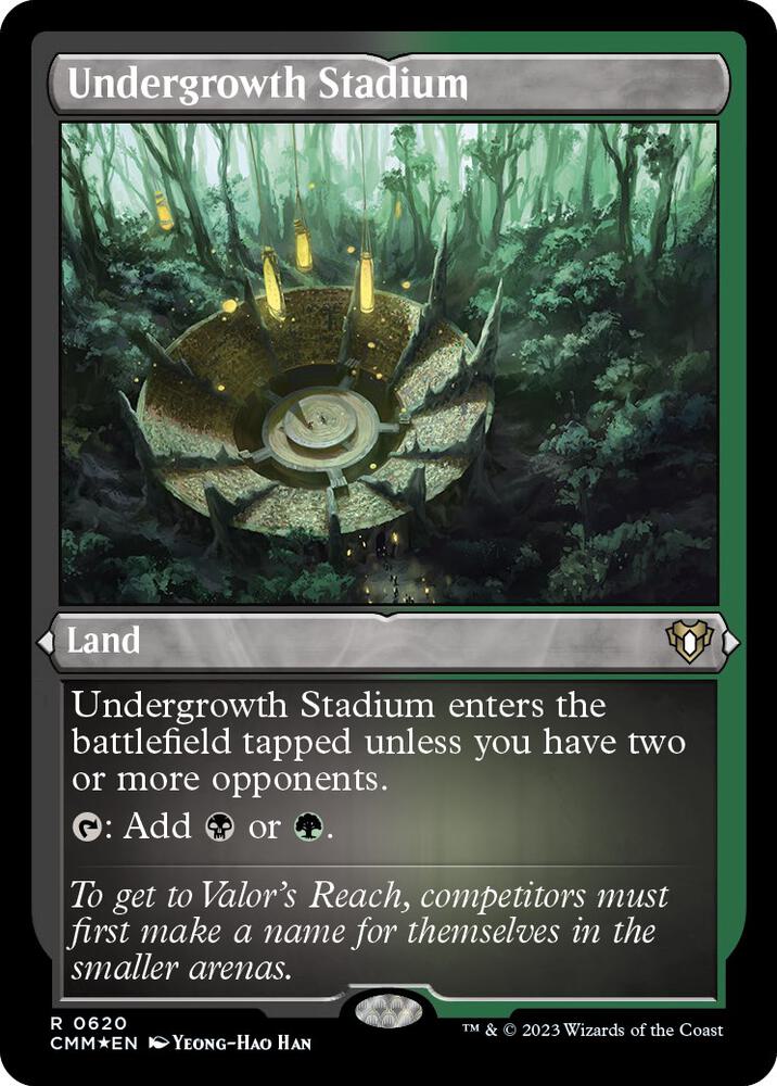 Undergrowth Stadium (Foil Etched) - Commander Masters - Magic: The ...