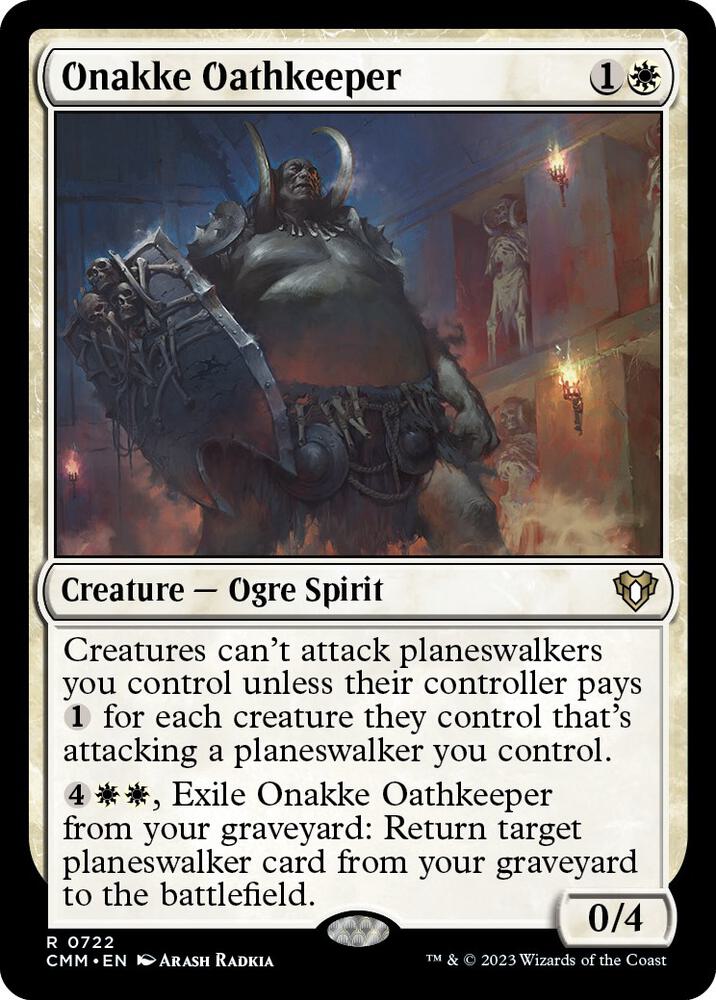 Onakke Oathkeeper - Commander Masters - Magic: The Gathering ...