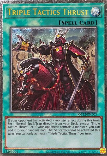 Triple Tactics Thrust (UTR) - OTS Tournament Pack 22 - YuGiOh - TCGplayer.com