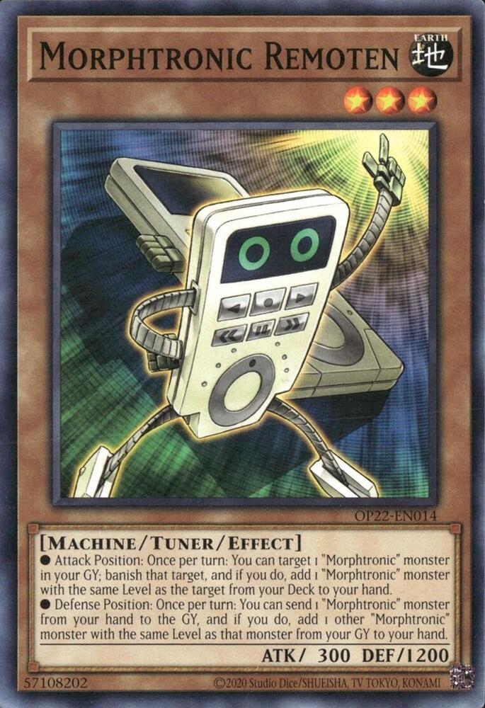 Morphtronic Remoten - OTS Tournament Pack 22 - YuGiOh
