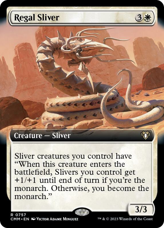 Sliver Gravemother (Extended Art) - Commander Masters - Magic: The ...
